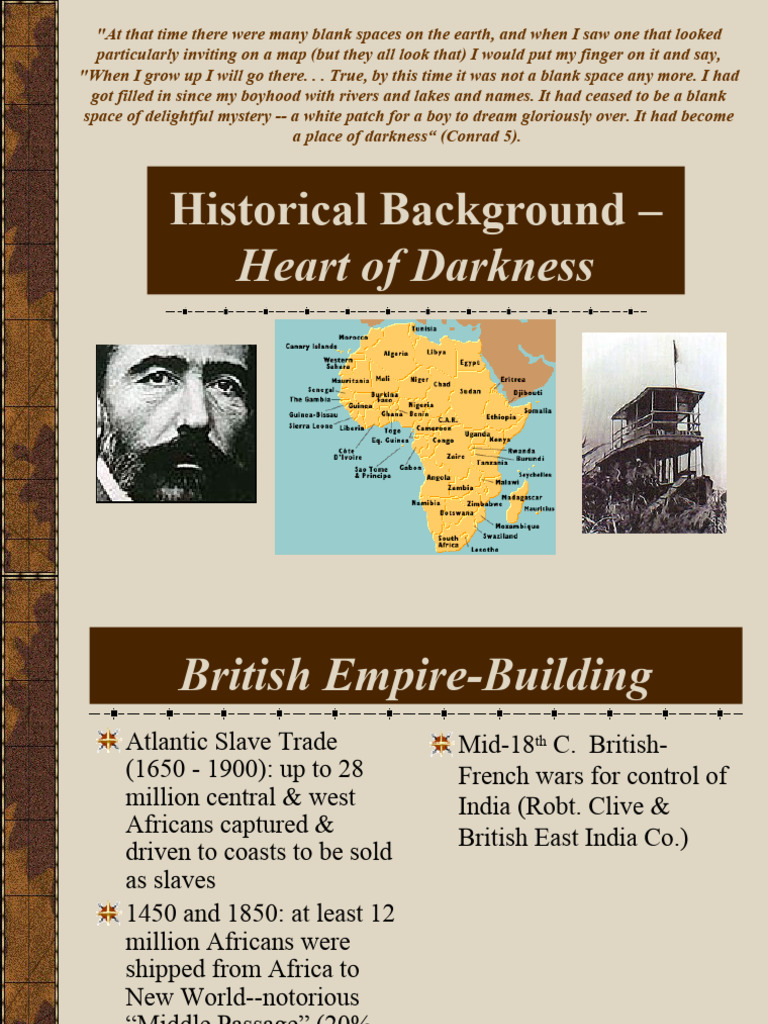 Heart of Darkness Intro and Background | PDF | Id | Heart Of Darkness