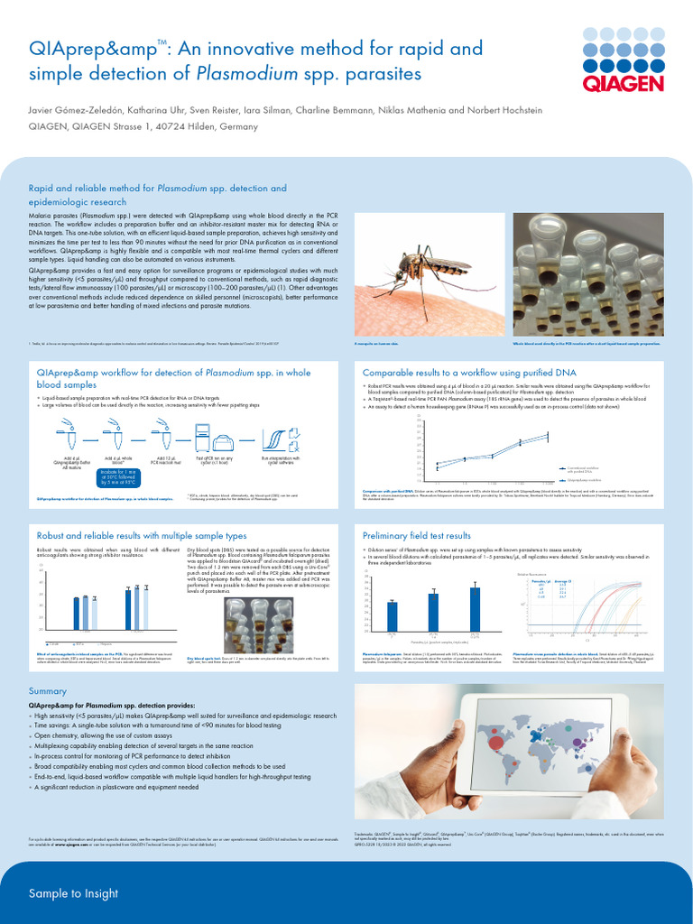 Detection of Plasmodium SPP Parasites 1698312917 | PDF | Qiagen ...