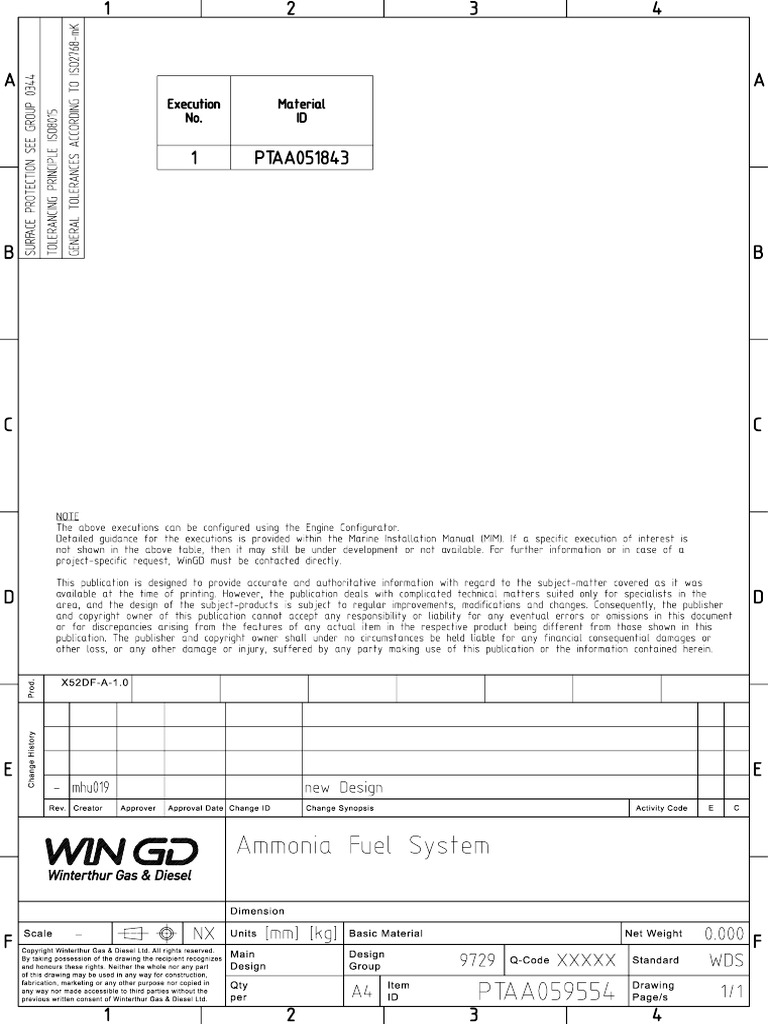 Mids Wingd x52df A 1 0 Ammonia Fuel System | PDF | Valve | Pump