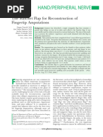 VY Advancement Flap for Fingertip Injuries | PDF | Finger | Hand