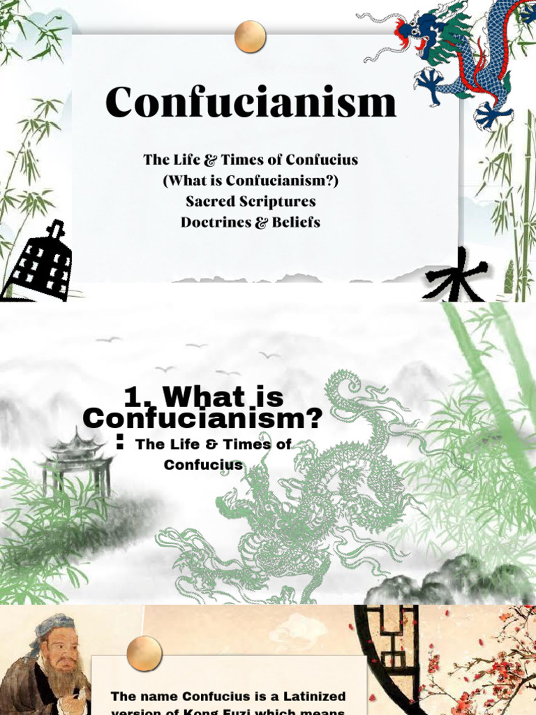 Lesson 4 CONFUCIANISM Part 1 | PDF | Confucianism | Analects Lesson 4 CONFUCIANISM Part 1 | PDF | Confucianism | Analects