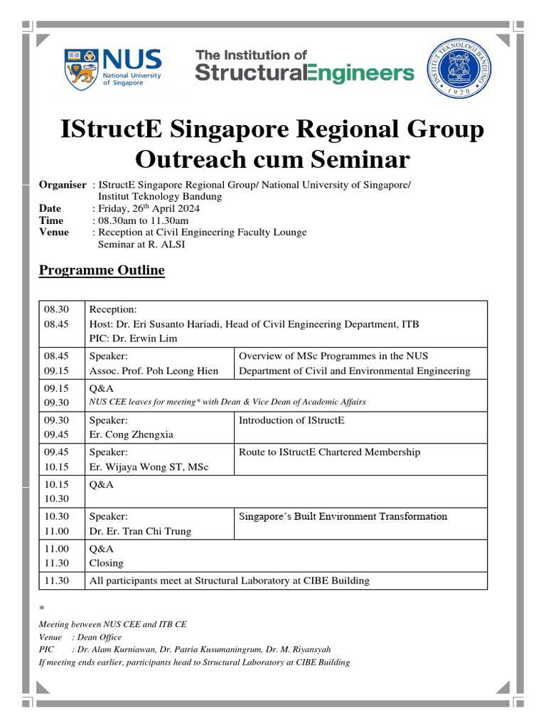 2024-04-26 ITB Flyer | PDF | Engineering | Civil Engineering