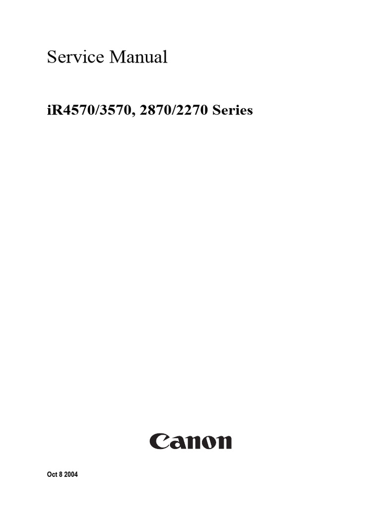 Canon Ir2270 2870 3570 4570-sm PC | PDF