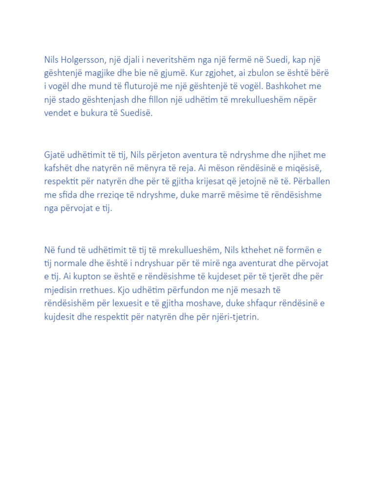 Nils Holgersson | PDF