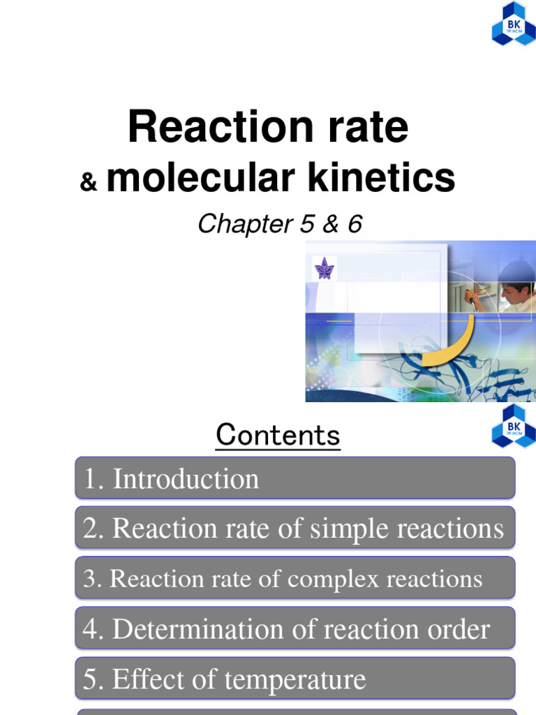 Chapter 5 6 - PhyChem2 - Chemical Kinetics | PDF | Chemical Kinetics ...