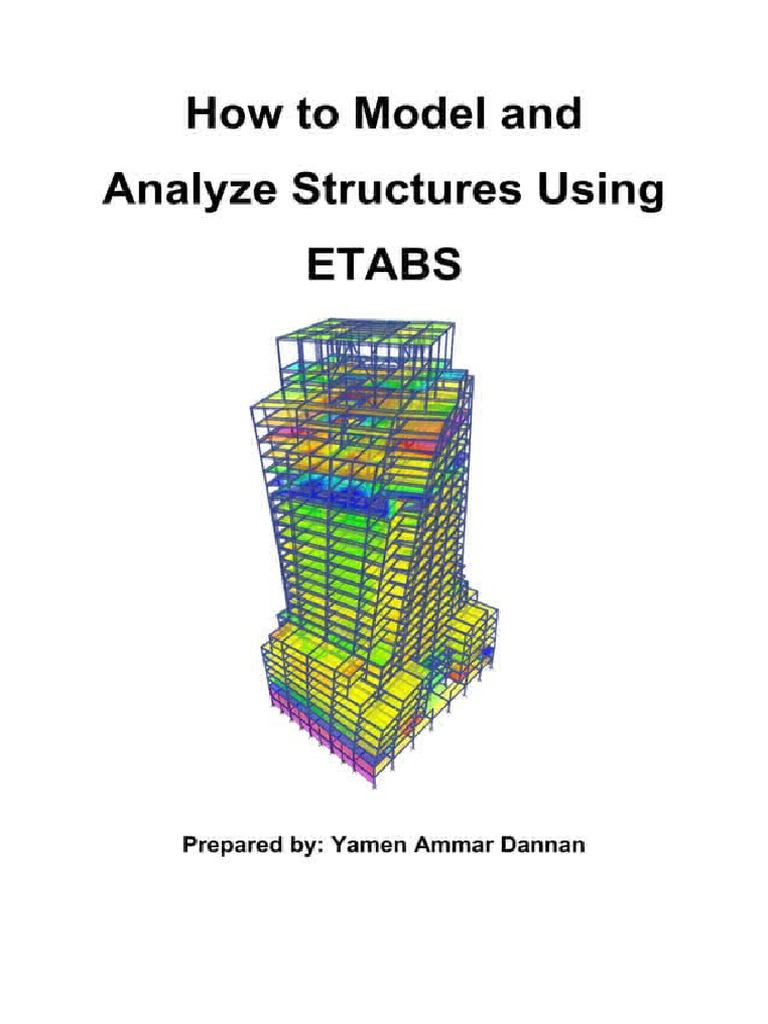 How To Model and Analyse Structures Using Etabs | PDF