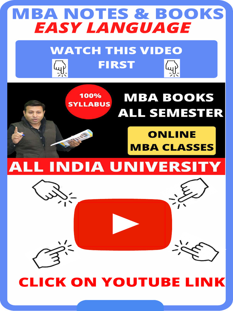 Mba Books 2023 Final | PDF | Google Play | You Tube