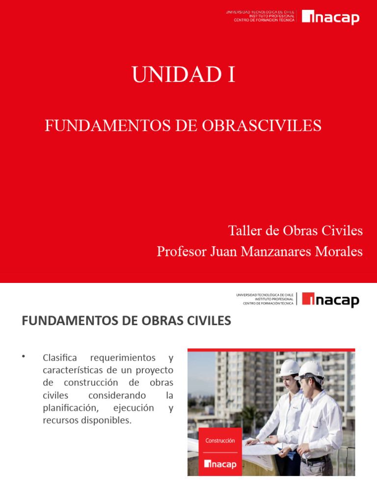 Primera Clase de Taller de Obras Civiles | PDF | Economias