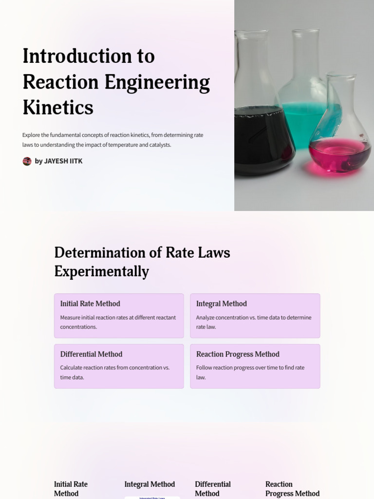 Introduction-to-Reaction-Engineering-Kinetics (1) | PDF | Reaction Rate ...