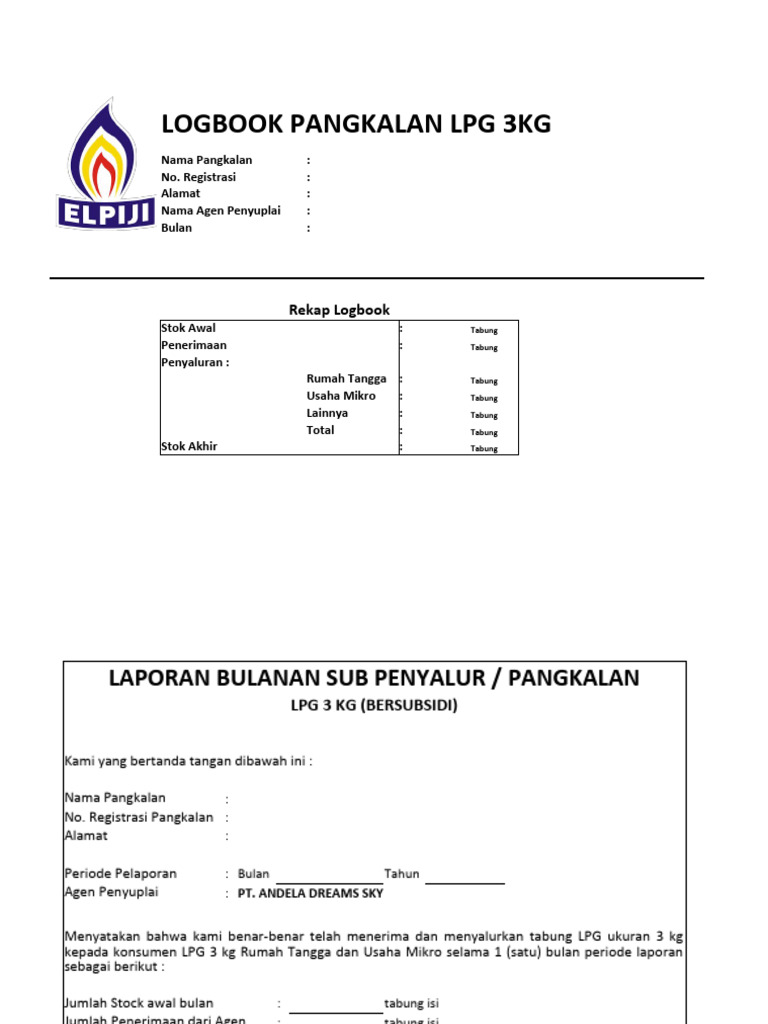 Logbook Kosong | PDF