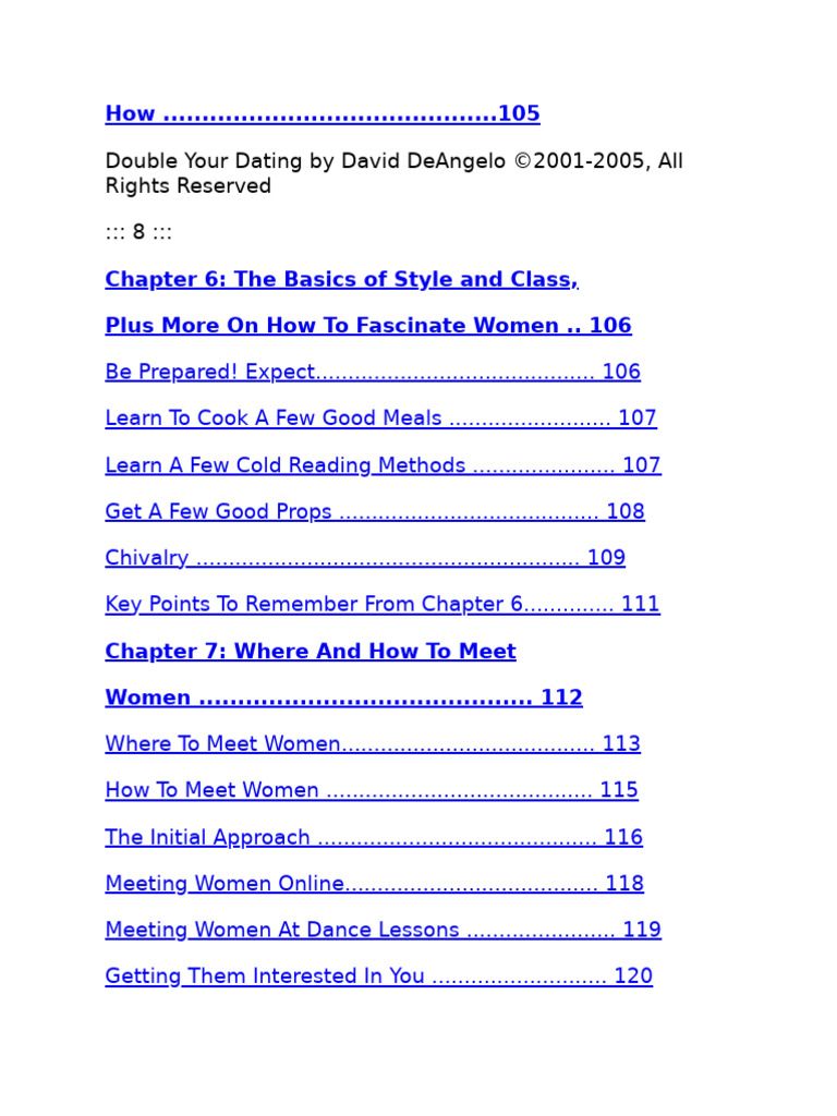 Double Your Dating: Key Insights and Tips | PDF