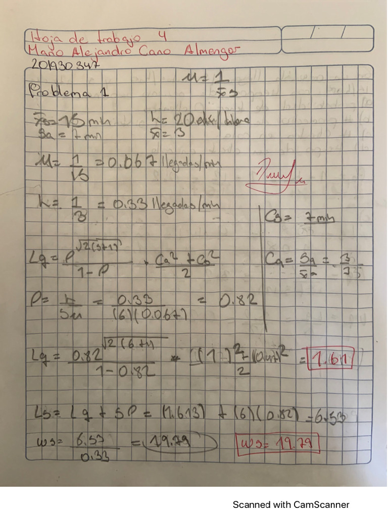 Hota de Trabajo 4 Resuelta | PDF