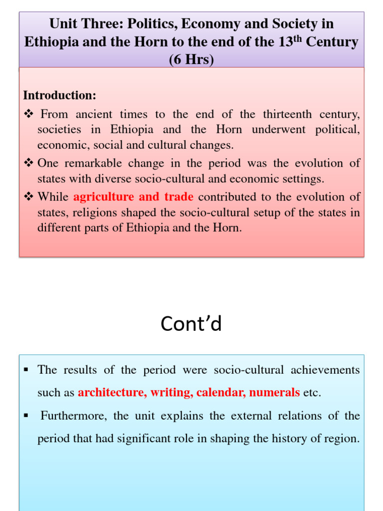 Hist 1012 Chapter 3 4 5 | PDF | Calendar | Ethiopia