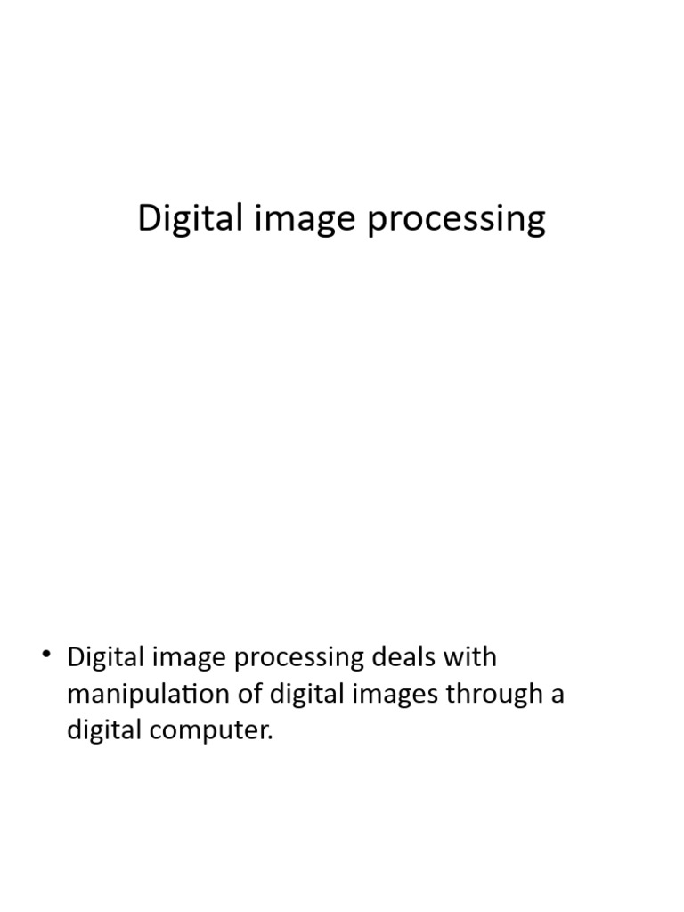 Digital Image Processing | PDF | Pixel | Digital Image