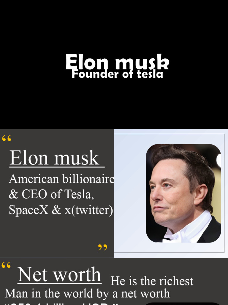 Elon Musk | PDF
