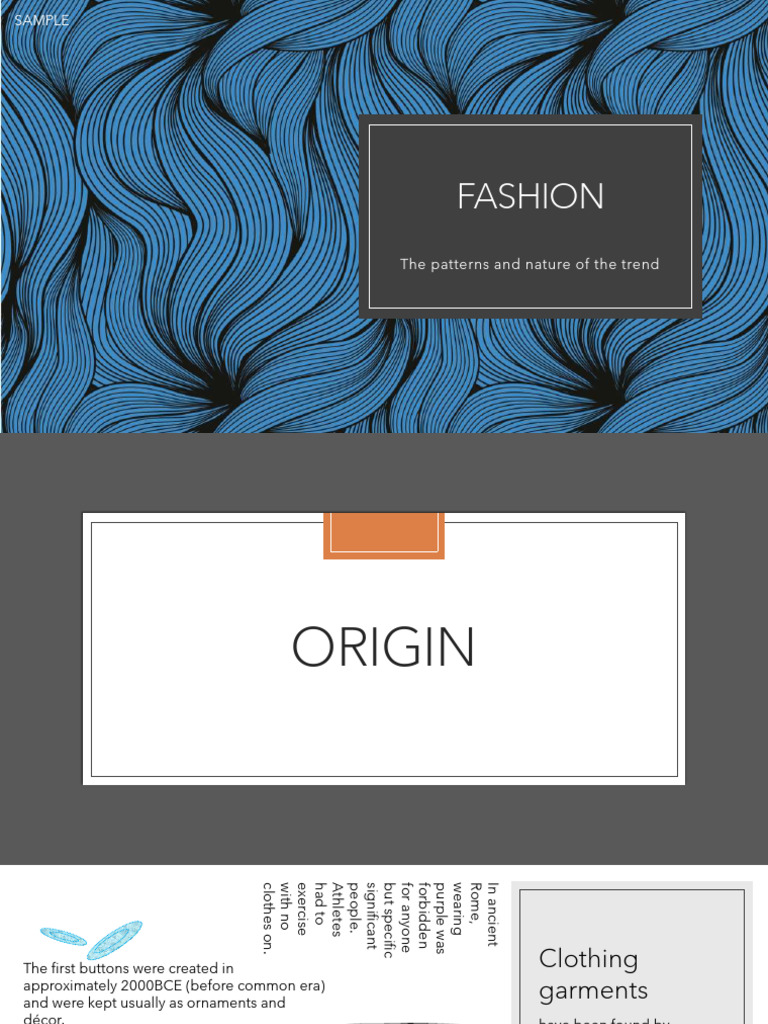 Fashion (SAMPLE ONLY) | PDF
