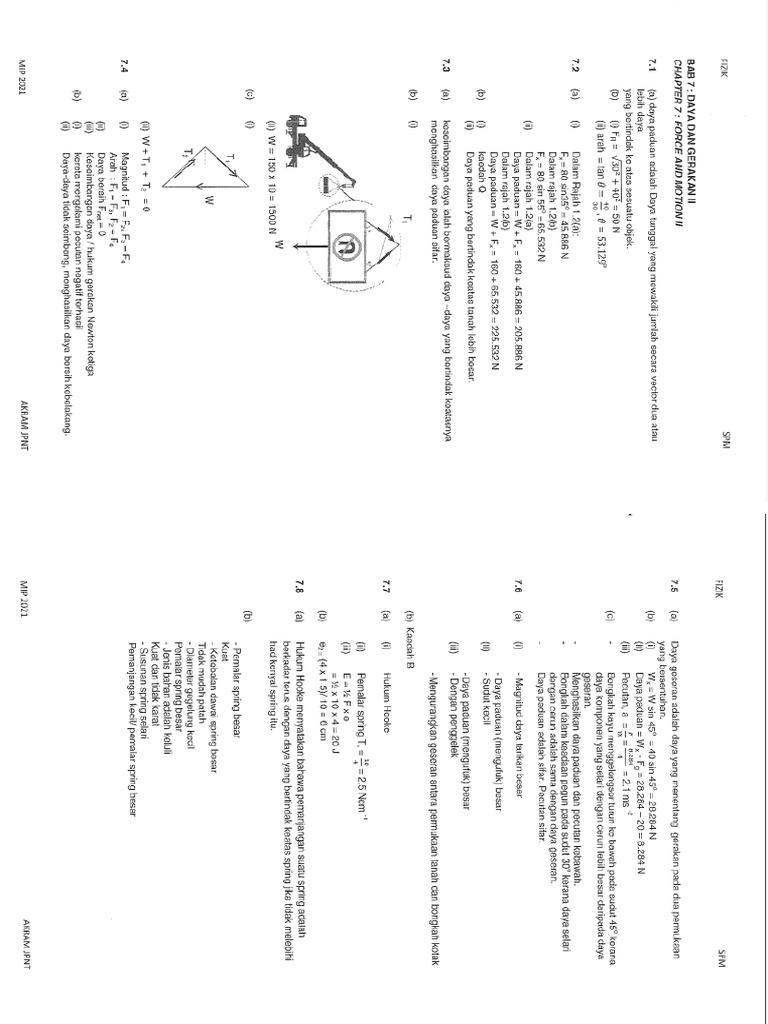 Fizik B1 Skema | PDF