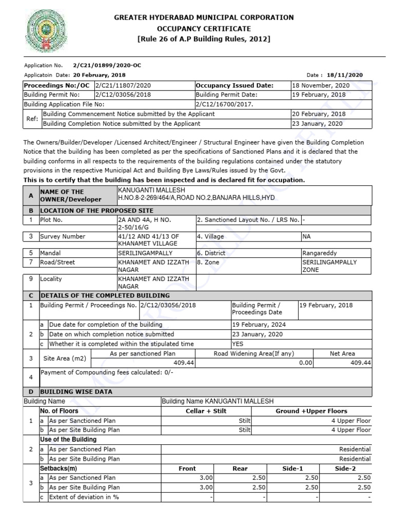 KANUGANTI MALLESH ProceedingLetter | PDF | Government Finances | Taxes