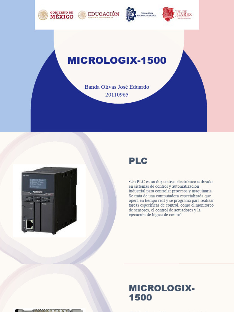 Manual del MicroLogix 1500 PLC | PDF | Controlador lógico programable ...