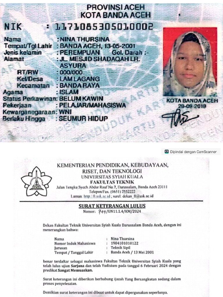 Nina Thursina-Teknik Sipil USK PDF | PDF