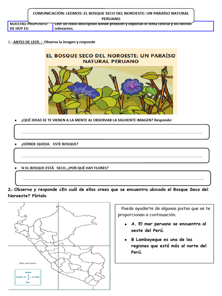 Ficha De Leemos Juntos Pdf