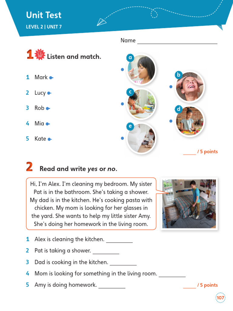 English Code AmE L2 Unit Test U7 | PDF | Human Communication | Learning