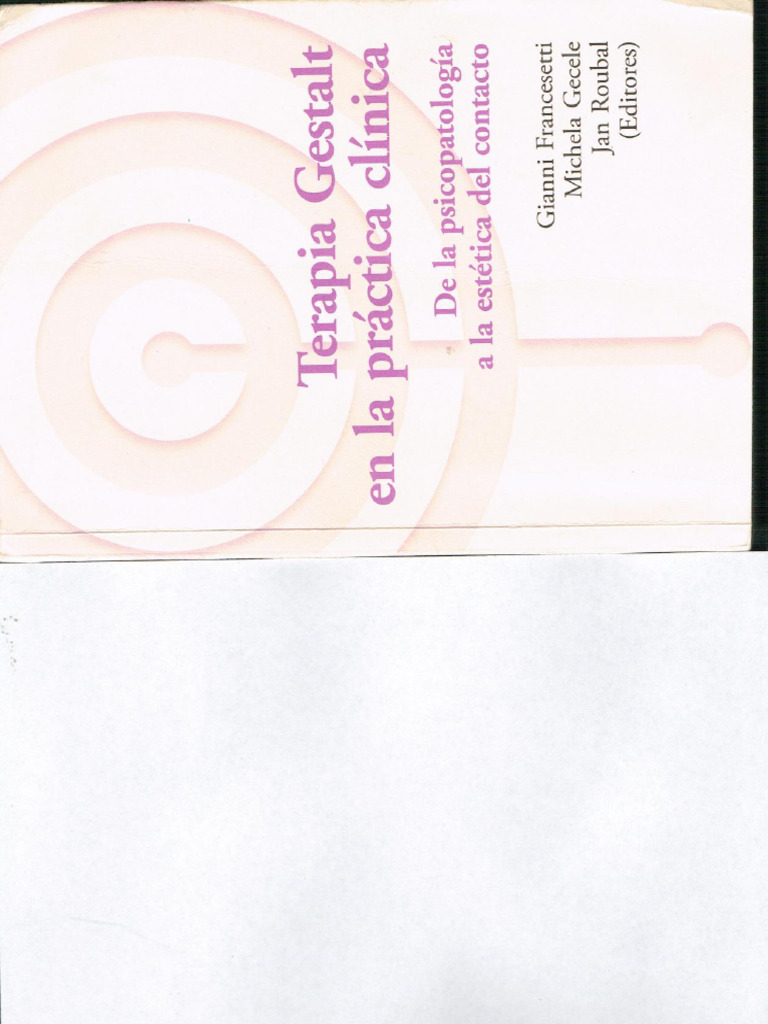 Terapia Gestal en La Practica Clinica | PDF