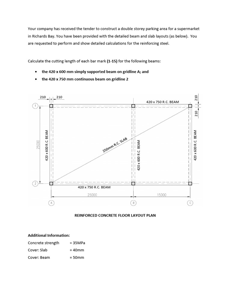 Beams_Practice Example 01 | PDF | Beam (Structure) | Concrete