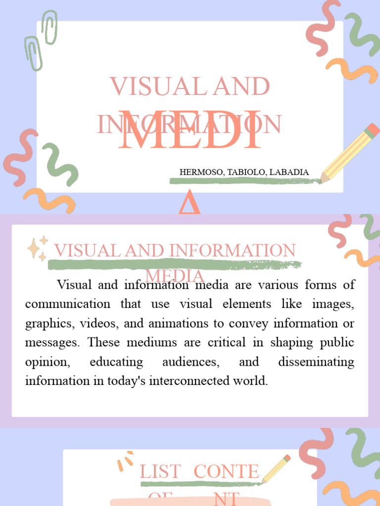 Lesson 4 Visual and Information Media. Hermoso. Tabiolo. Labadia | PDF ...