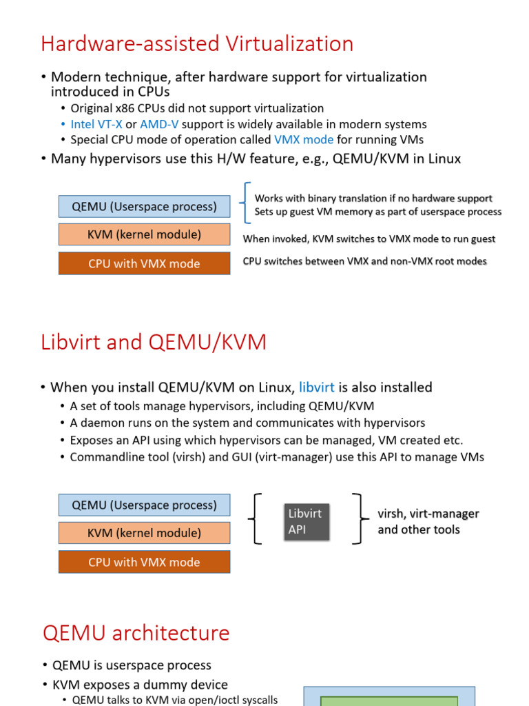 04-hwvirt-kvmqemu _1 | PDF | Virtual Machine | Thread (Computing)