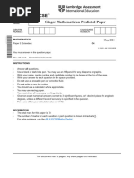 2020 Specimen Paper 1 | PDF