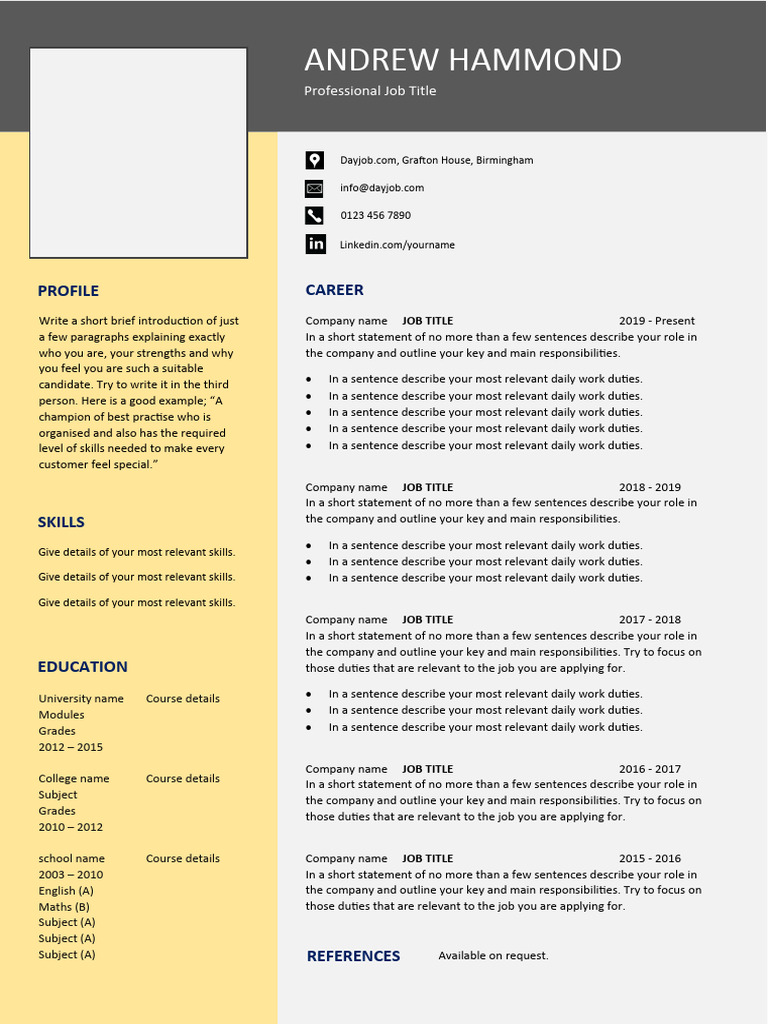 Free-CV-template-76 | PDF