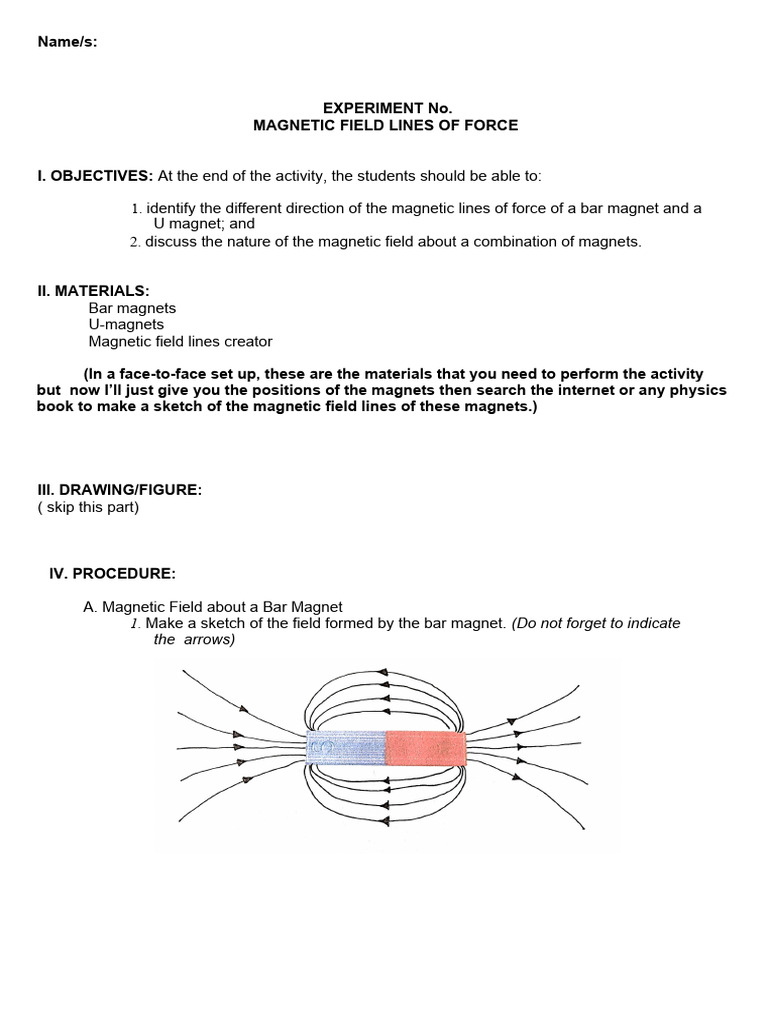 Phys 1200 Lab Report Magnetic Field | PDF | Magnetic Field | Magnet