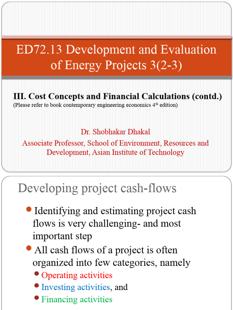 Chapter 5 - Developing Project Cashflows | PDF | Expense | Depreciation
