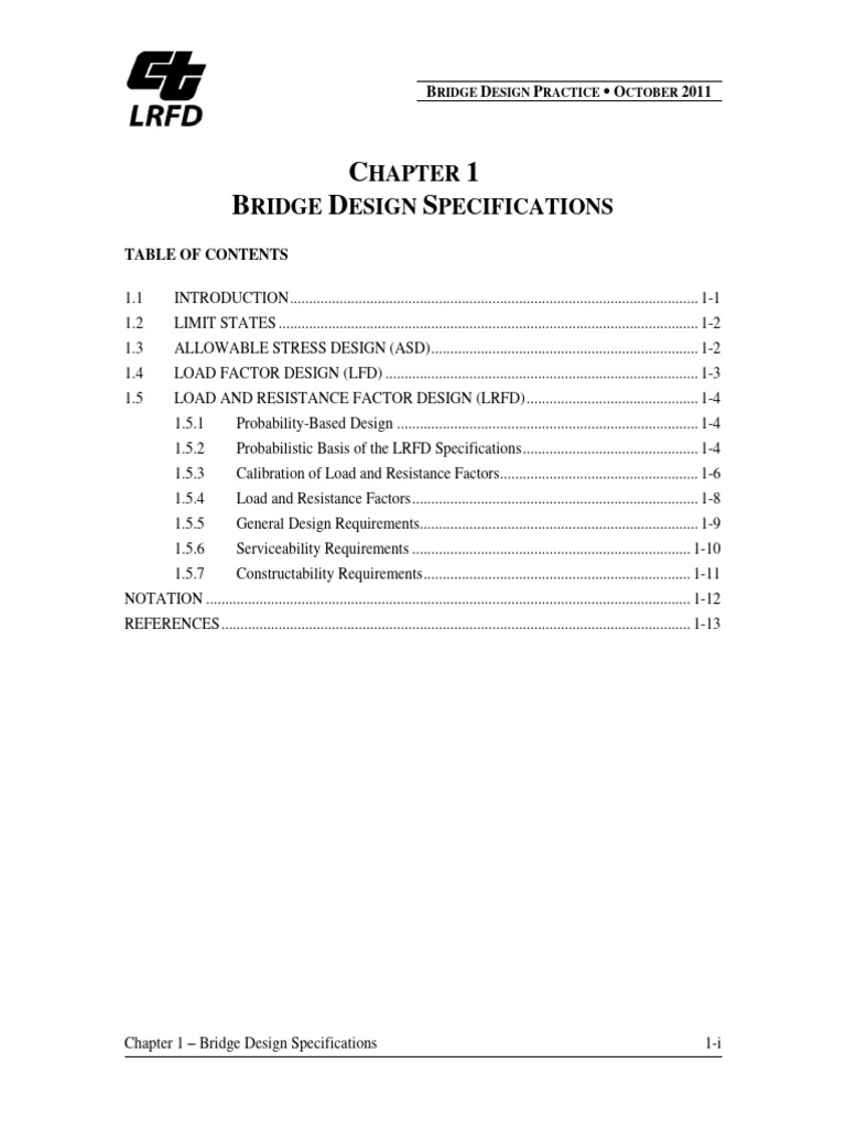Bridge Design Specifications Overview | PDF | Strength Of Materials ...