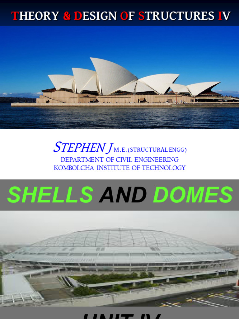 Lecturenote - 1256401369SHELLS and DOMES | PDF | Dome | Architectural ...