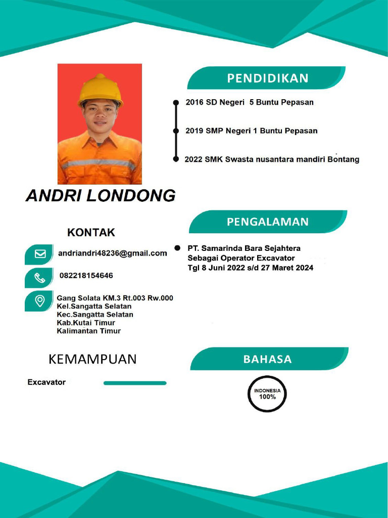 CV Andri | PDF
