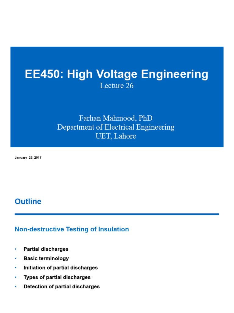 Lecture 26 | PDF | Electrical Breakdown | Electrical Engineering