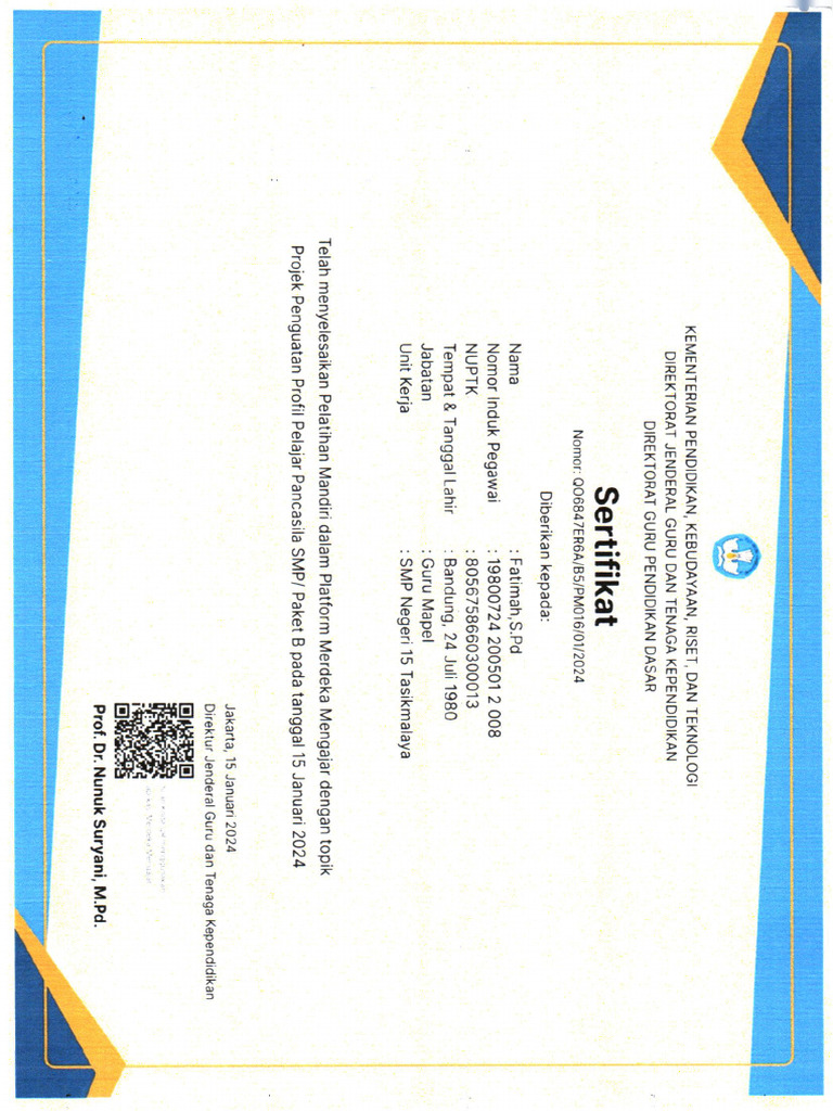 Sertifikat 42 JP | PDF