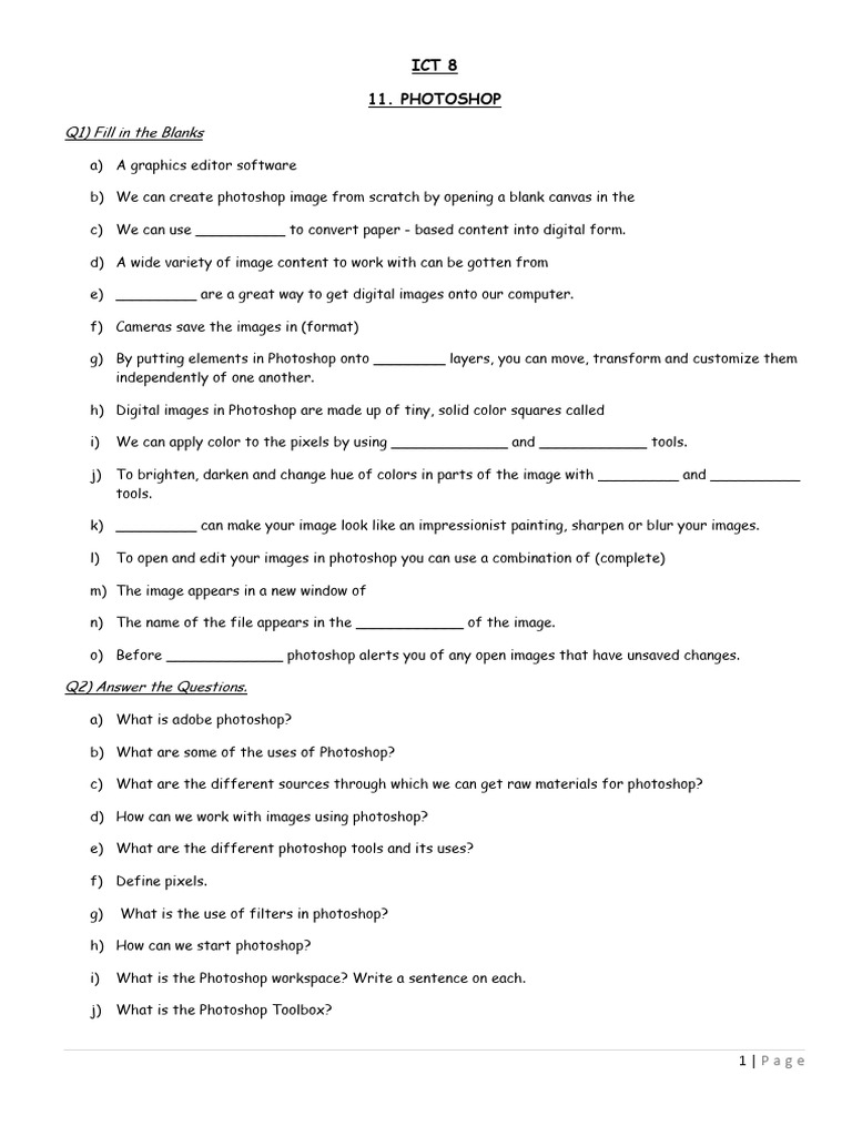 Photoshop | PDF | Adobe Photoshop | Graphics