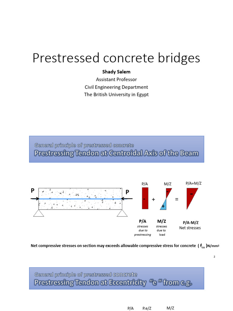 Lecture About Prestressed Bridges | PDF | Civil Engineering | Building ...