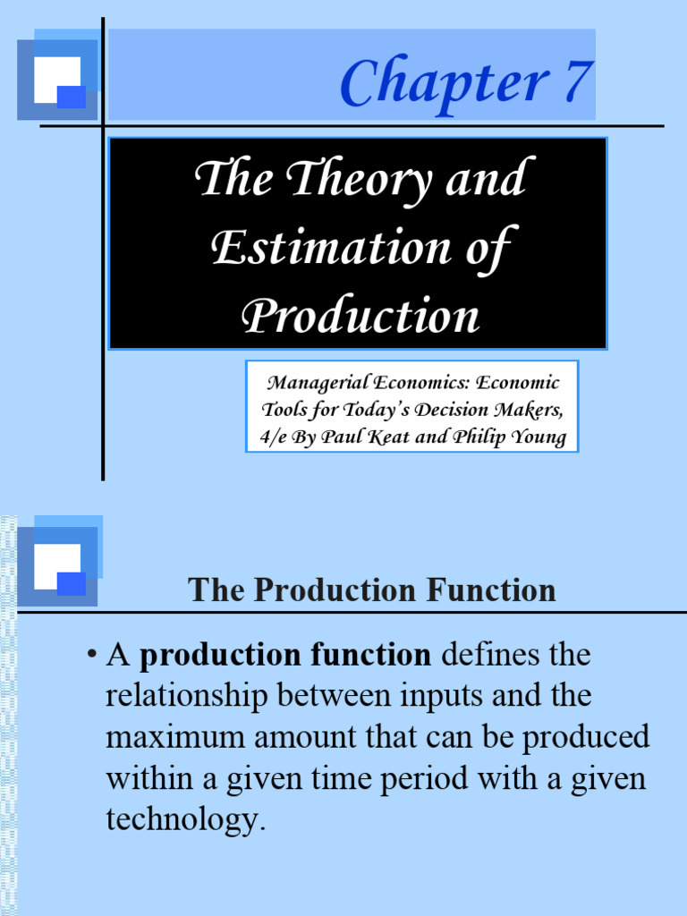 Production Theory-5 | Download Free PDF | Production Function | Long Run And Short Run