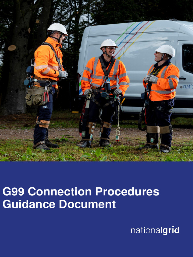 G99 Connection Procedures Guide | PDF | Electricity Generation ...