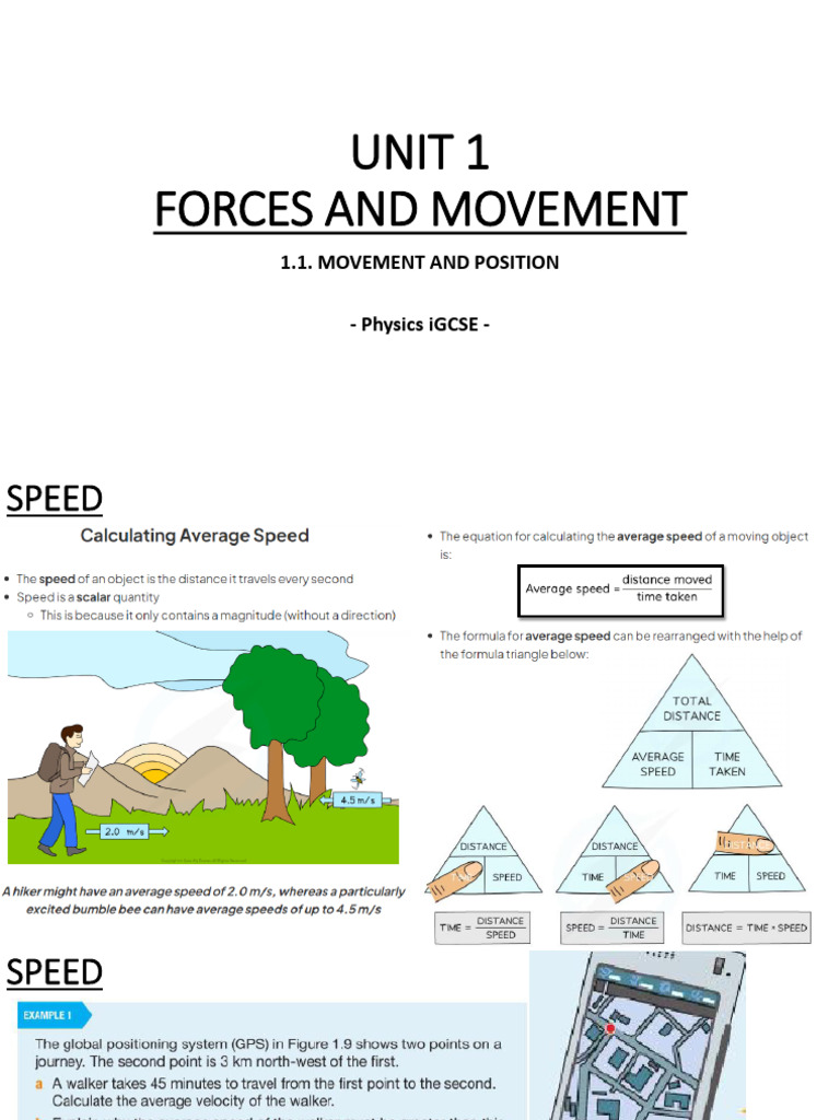 Forces and Movement in Physics iGCSE | PDF