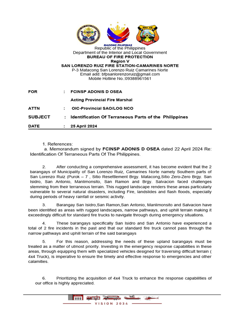 SLRFS Identification of Terraneous Parts of SLR | PDF | Disasters ...