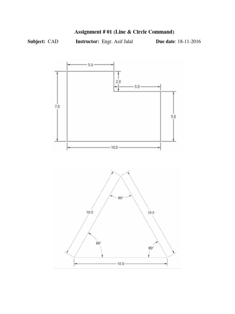 Assignment # 01 CAD | PDF