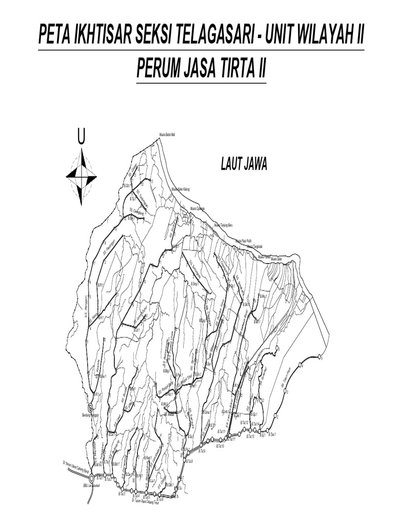 Peta Ikhtisar Seksi Telagasari 2022 | PDF