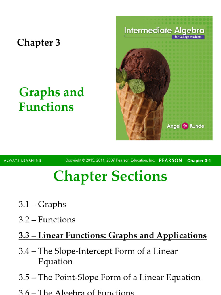 Aics9e PPT 3 3 | Download Free PDF | Functions And Mappings | Equations