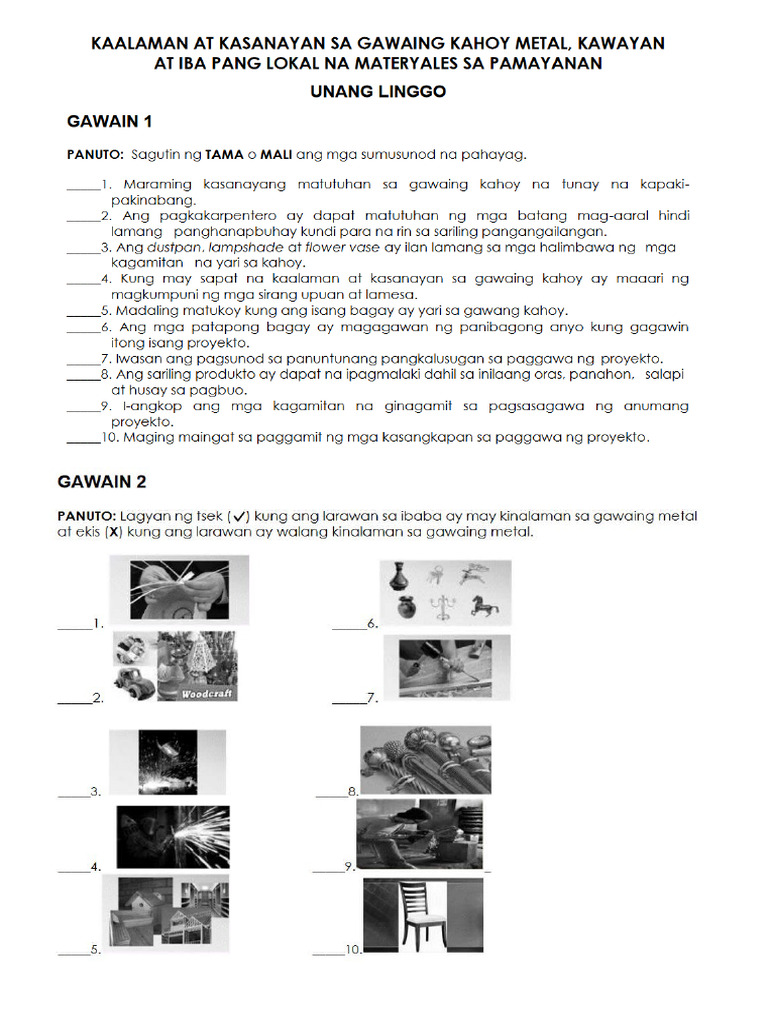 Epp Worksheets W1 Activity 1 4 | PDF