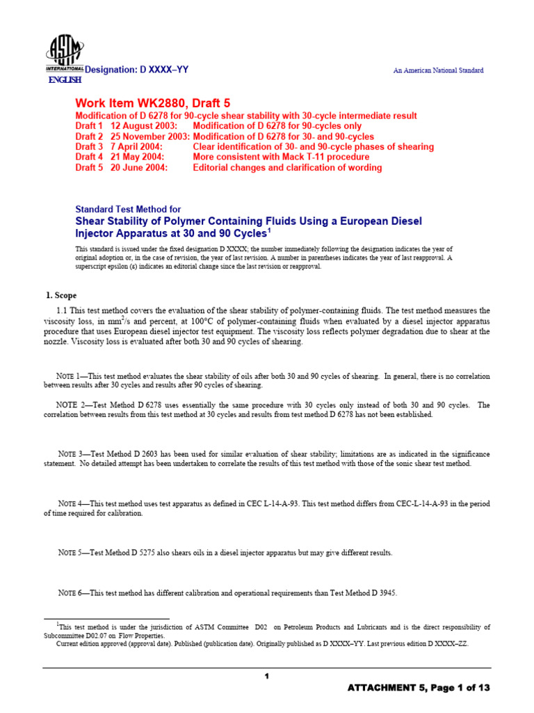 0604Att5-Shear Stability 30 Siklus | PDF | Viscosity | Pump